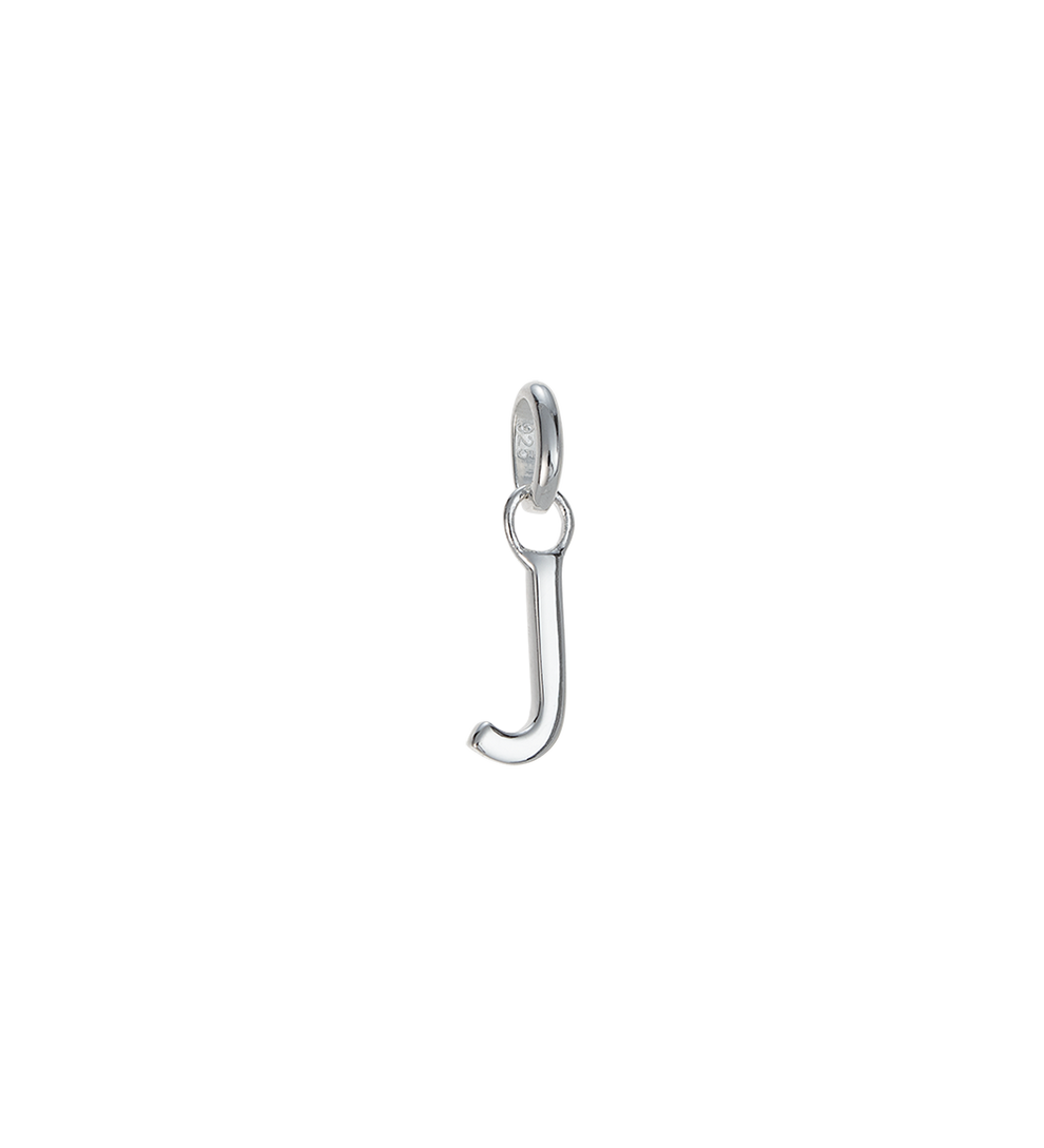 J - OUTLINE INITIAL (STERLING SILVER) – Roma Gifts